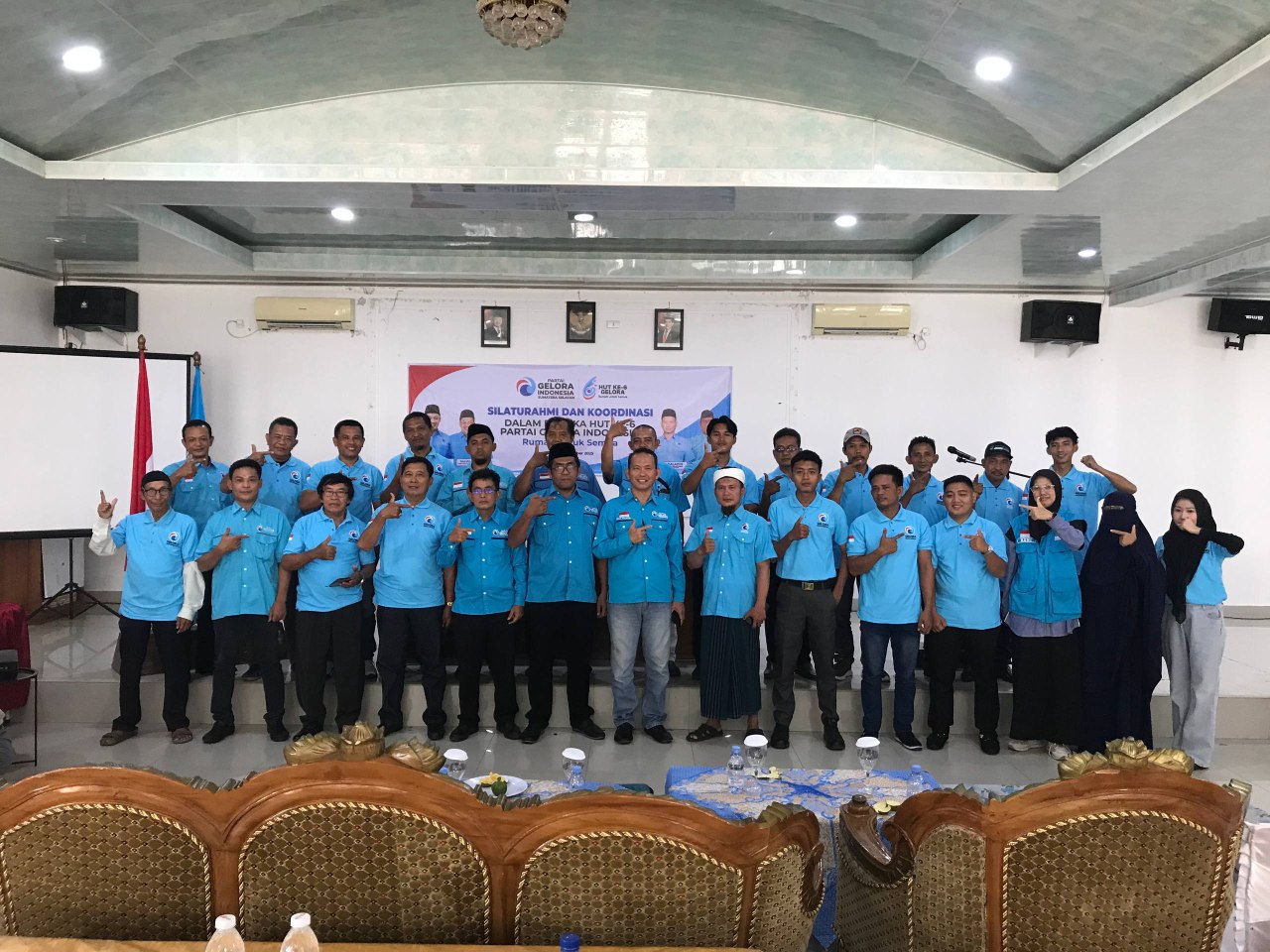 DPW Partai Gelora Sumsel Konsolidasi Seluruh DPD dalam Road Show HUT ke ...